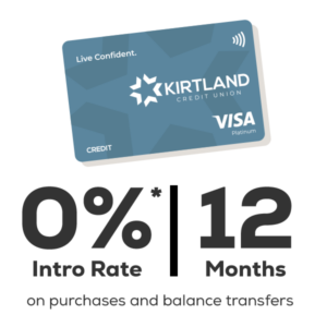 VISA Platinum Intro Credit Card Offer - Kirtland Credit Union